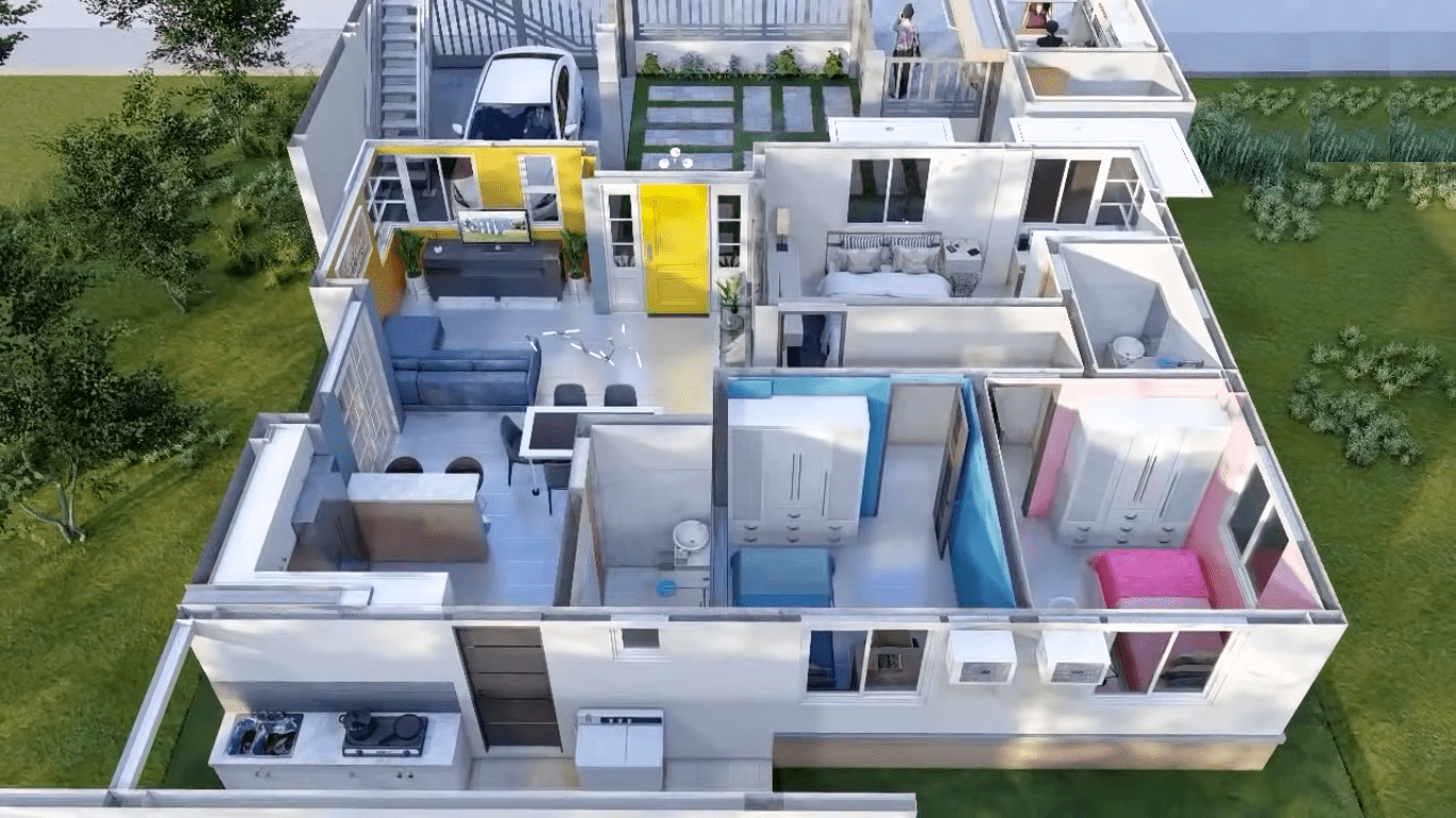 Beautiful Small House Design with Roof Deck - Dream Tiny Living