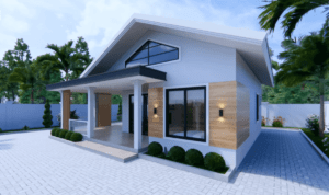 Cute Tiny House Design with Large Patio - Dream Tiny Living