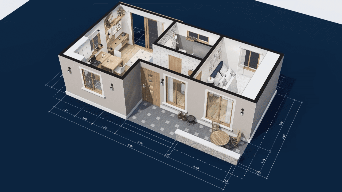 Modern Tiny House Design 45 sqm - Dream Tiny Living