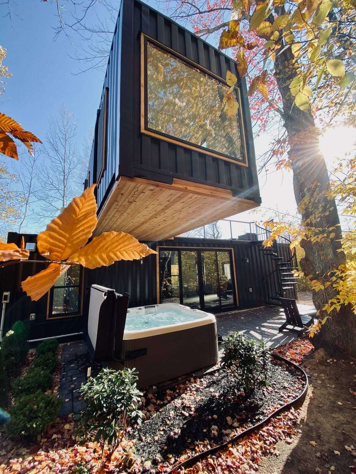 Stylish and Fun Shipping Container House - Dream Tiny Living