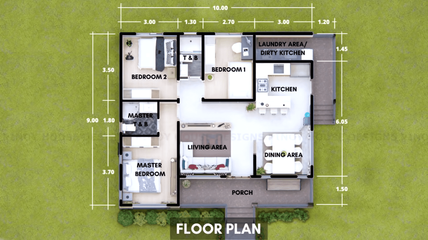 Tiny House Design with Gorgeous Floor Plan and Low Cost » HouseDesigns