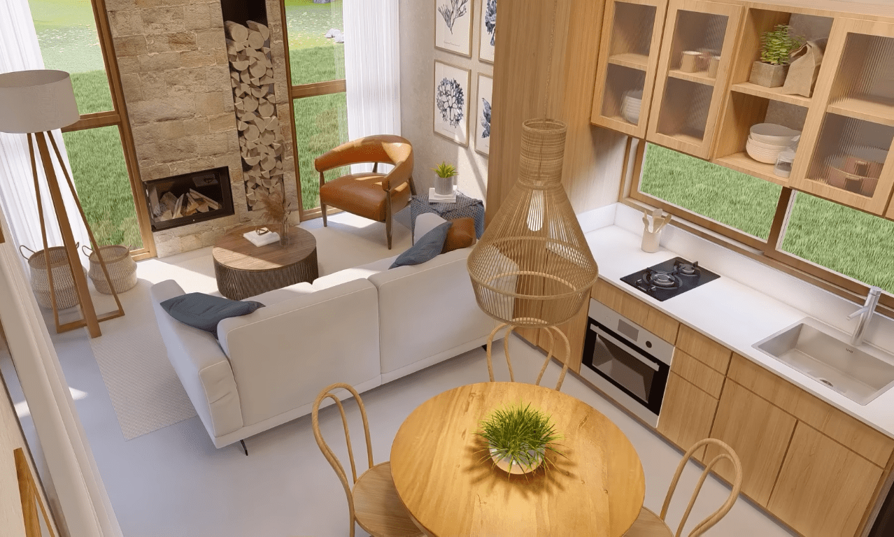 Comfortable and Practical Small House 45 sqm - Dream Tiny Living