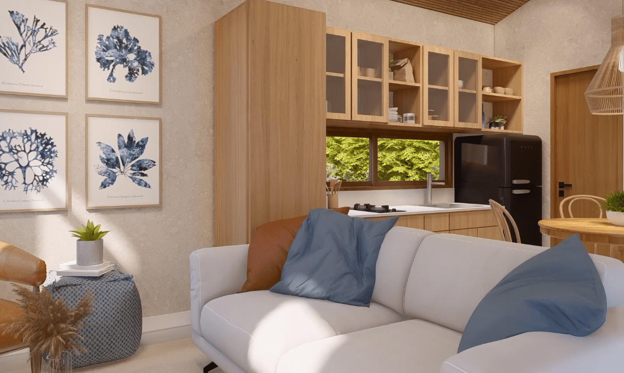 Comfortable and Practical Small House 45 sqm - Dream Tiny Living