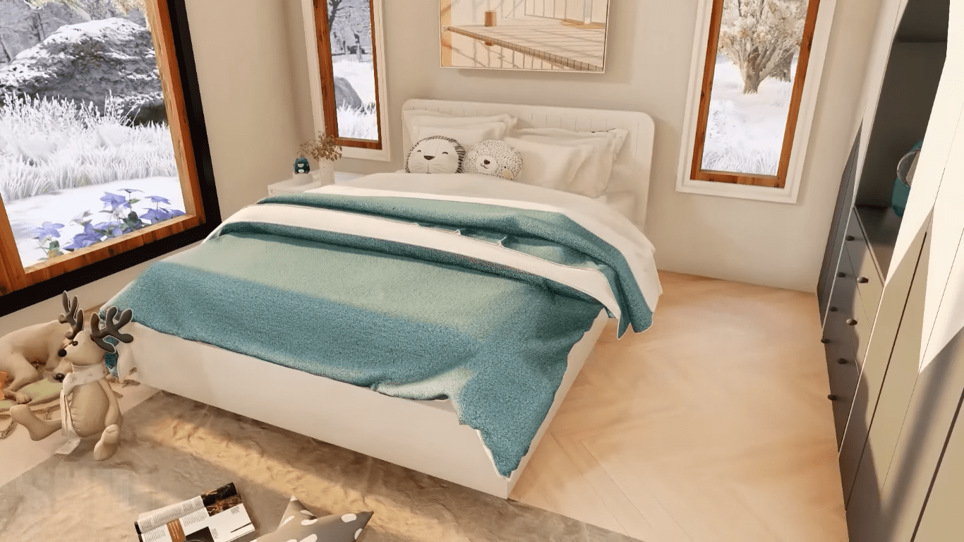 Elegant and Cozy Small House Design with Floor Plan - Dream Tiny Living