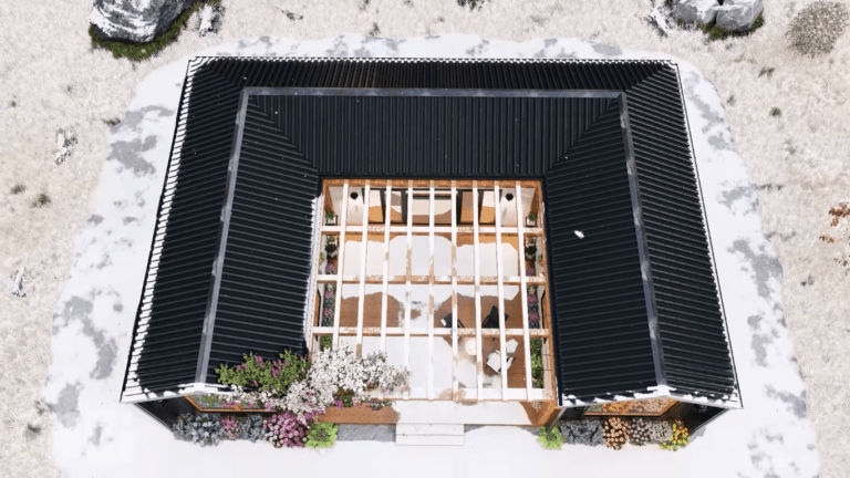 Elegant and Cozy Small House Design with Floor Plan - Dream Tiny Living