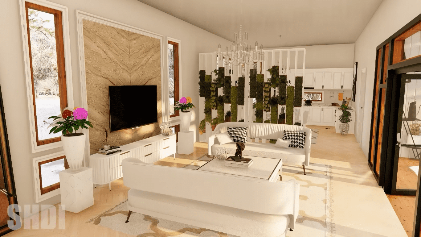 Elegant and Cozy Small House Design with Floor Plan - Dream Tiny Living