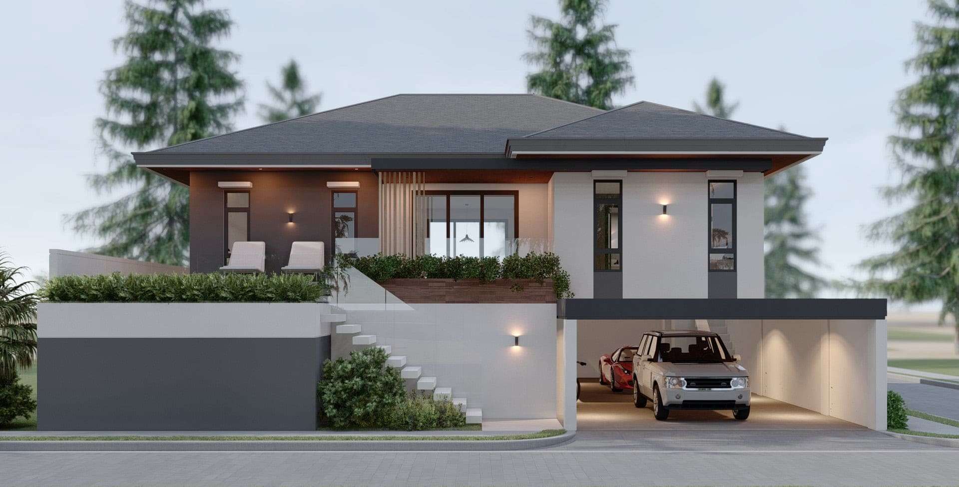 Elevated Bungalow House 12.30m x 10.80m - Dream Tiny Living