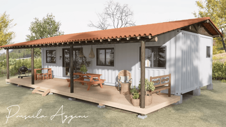 Simple Living Example Shipping Container House - Dream Tiny Living