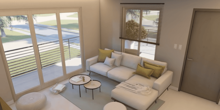 Split Level Small House Design Idea - Dream Tiny Living