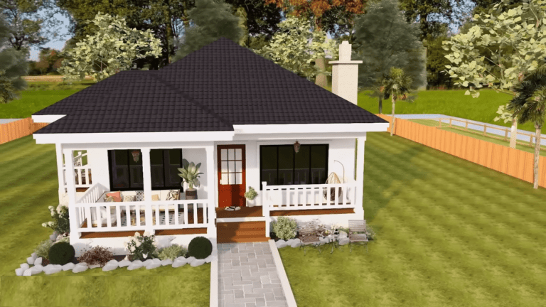 Stunning Small House Design with Floor Plan - Dream Tiny Living