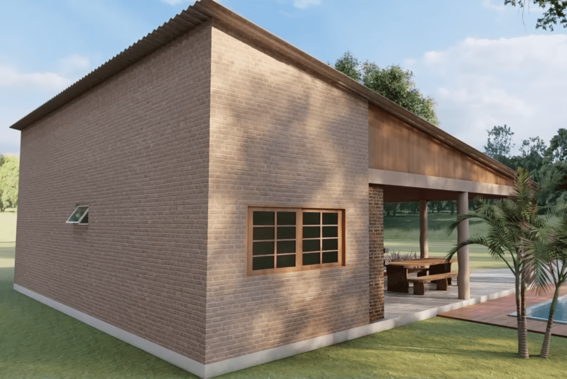 Two-Bedroom Rustic Brick Cottage - Dream Tiny Living