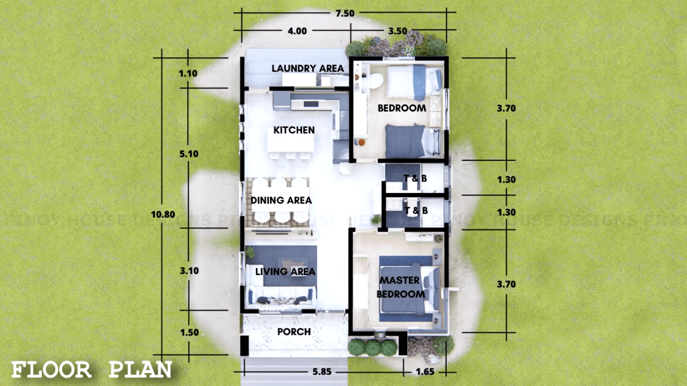 Box Type Tiny House Design with 2 Bedroom - Dream Tiny Living