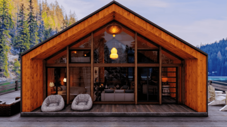 Charming Frame Cabin with mountain view - Dream Tiny Living