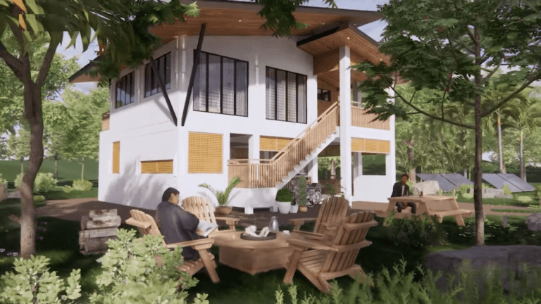 Modern Two Storey Small House 8.8m x 10m - Dream Tiny Living