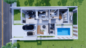 Simple and Stunning Small House Design 9m x 16m - Dream Tiny Living