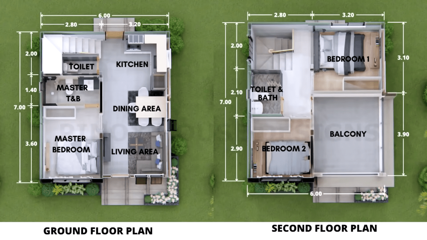 Small House Design with 3 Bedrooms - Dream Tiny Living