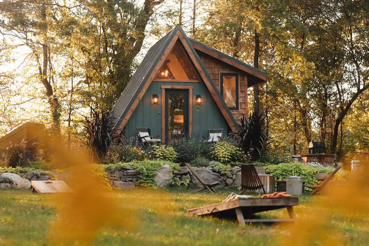 The Step by 127 A-Frame Cabin - Dream Tiny Living