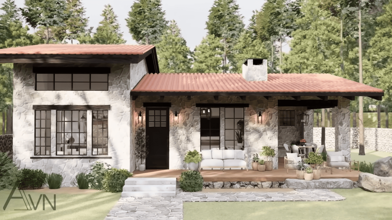 Rustic and Magnificent Small Stone House - Dream Tiny Living