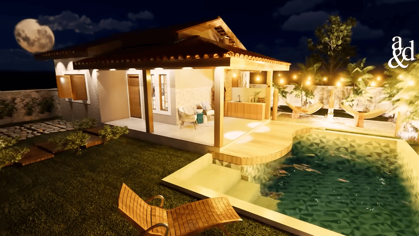 Modern and Stunning Small House Design 76 sqm - Dream Tiny Living
